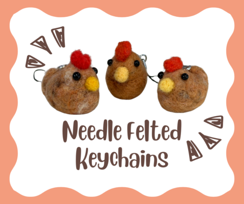 How to Make Needle Felted Keychains - Ignite Studio at HEPL